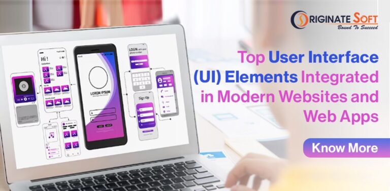 User Interface (UI) Elements Integrated in Modern Websites